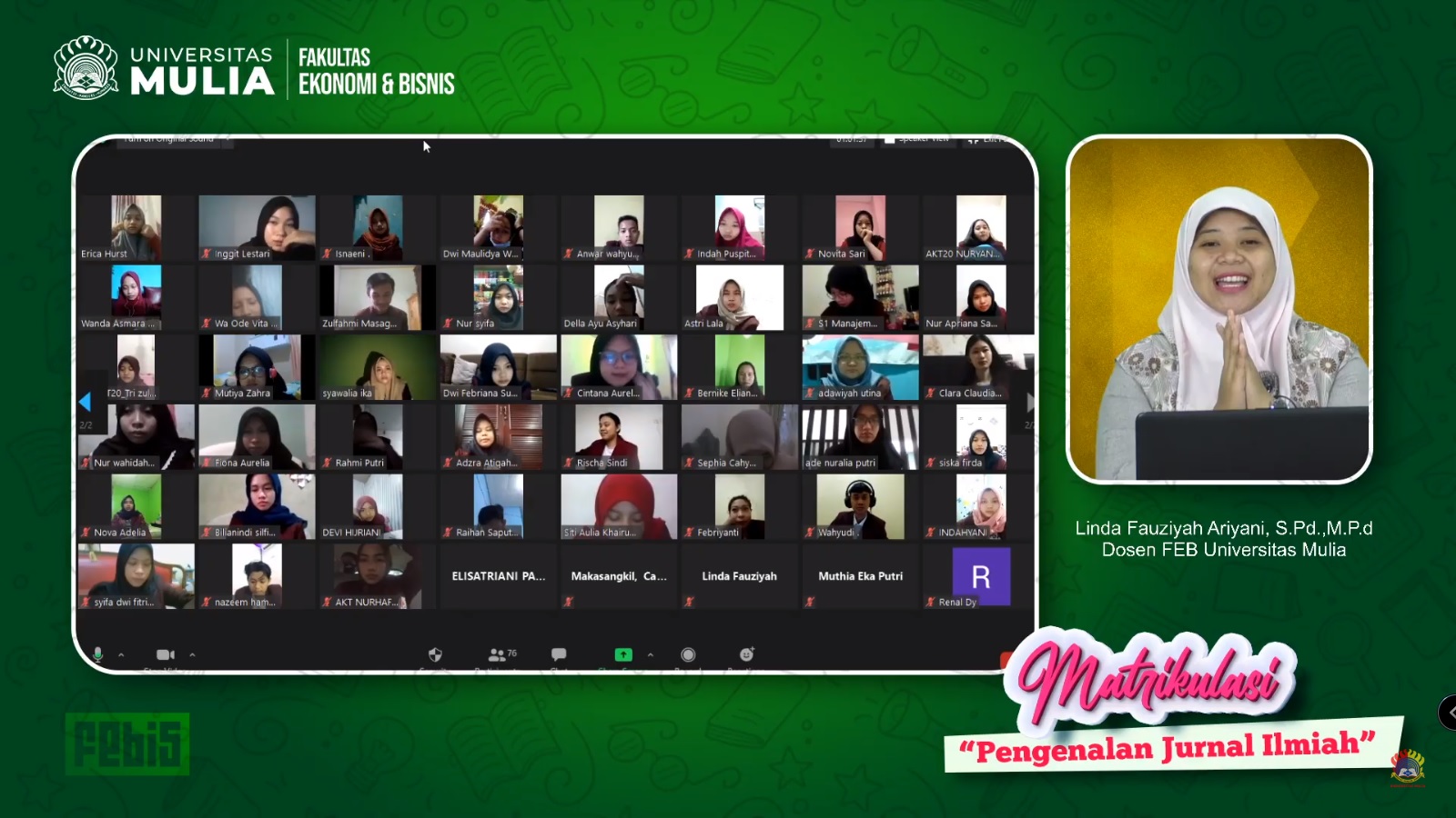 Matrikulasi Online Tahap Kedua, Kenalkan Maba Dengan Program ...