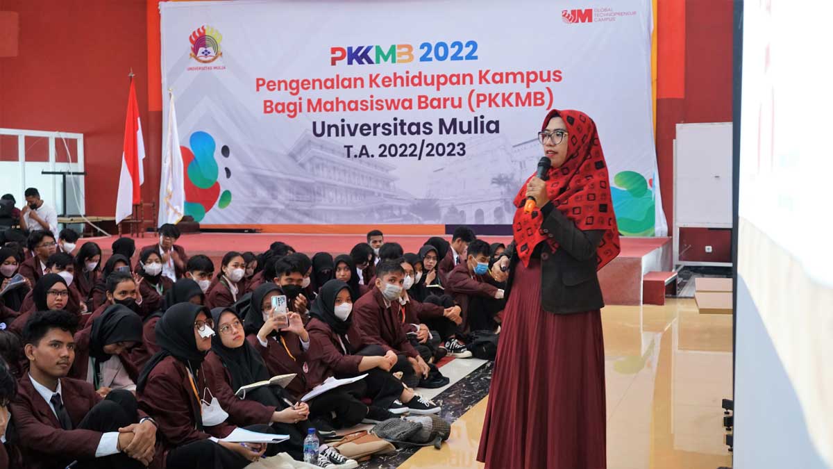 Ini Tujuan dan Harapan kepada Mahasiswa Baru 2022 setelah Mengikuti PKKMB - Universitas Mulia