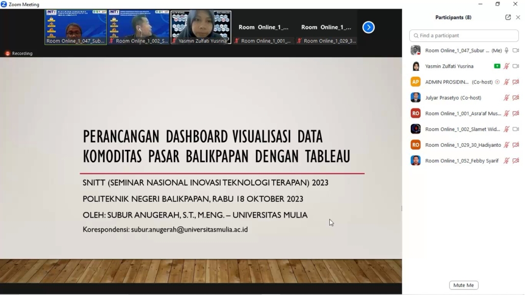 Dosen Informatika Raih Best Presenter SNITT 2023 Politeknik Negeri ...