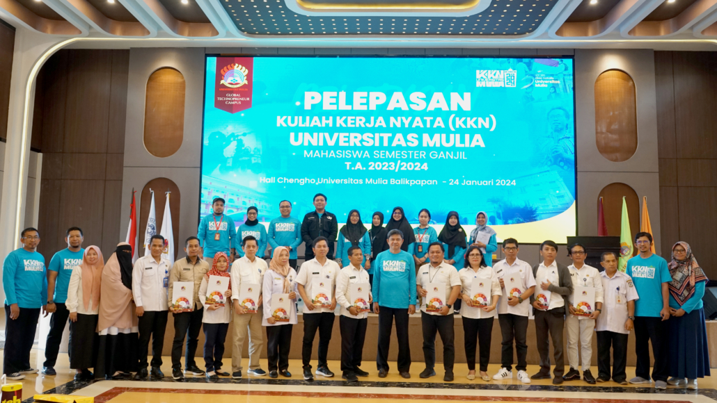 Pelepasan Mahasiswa KKN tahun Ajaran 2023-2024 Dilakukan Meriah di Hall ChengHo - Universitas Mulia